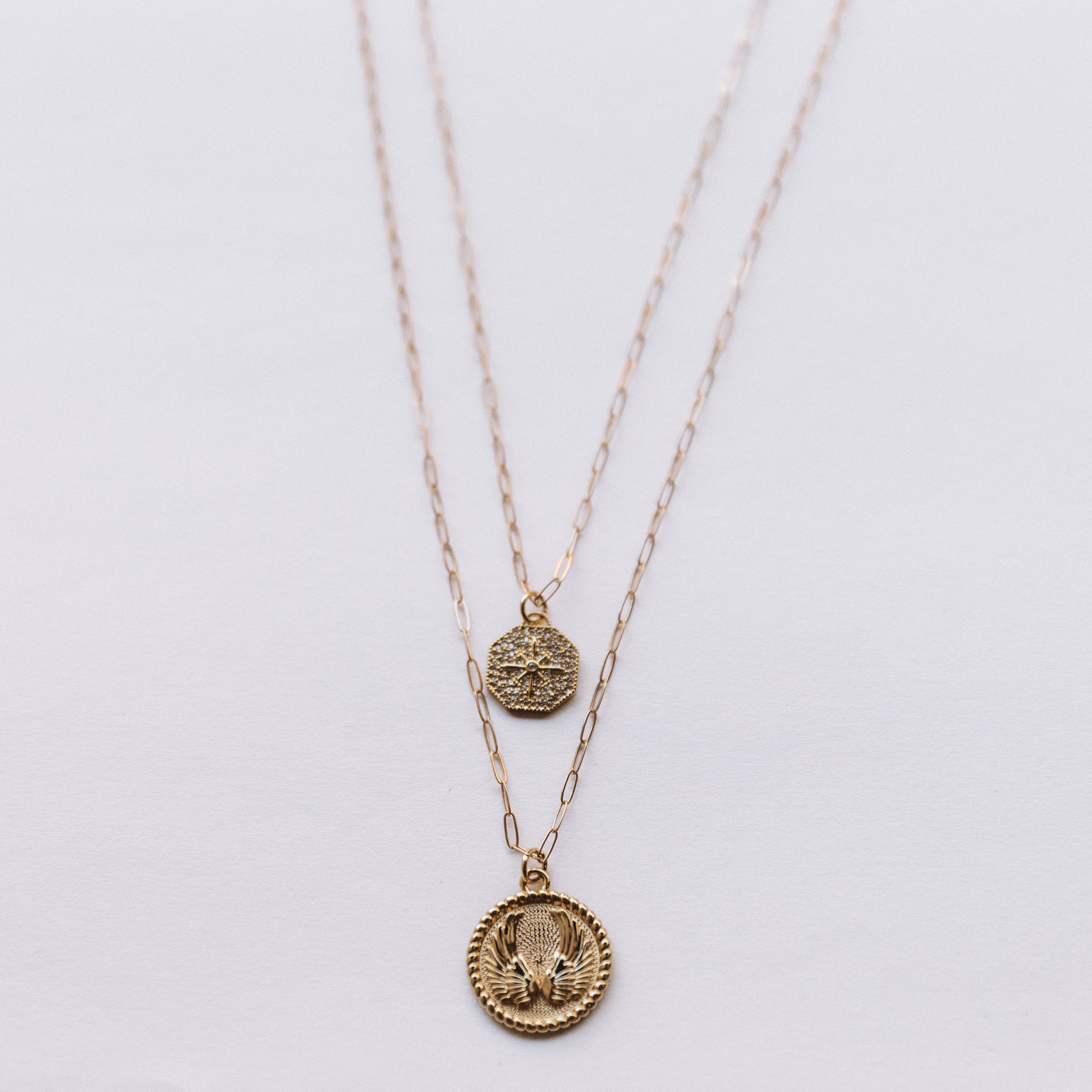 The Double Coin Necklace – Jay Nicole Designs