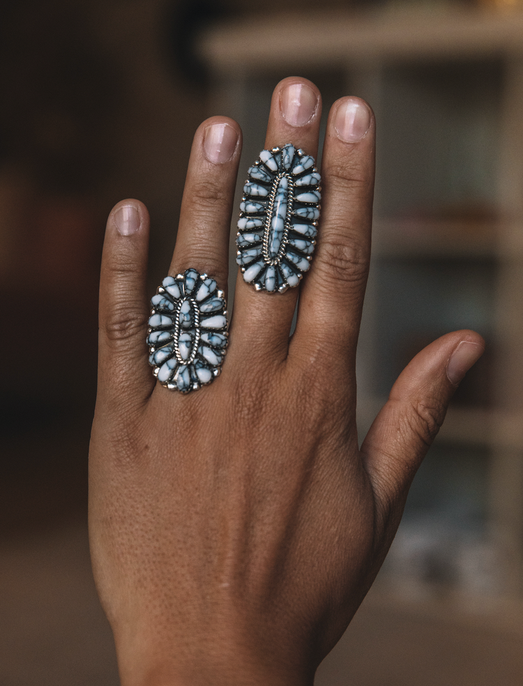 The Vintage Zuni Cluster Ring – Jay Nicole Designs