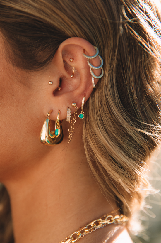 The Cabana Chunky Hoops – Jay Nicole Designs